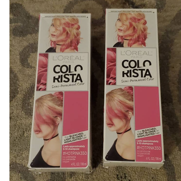L'Oreal | Hair | Lot Of 2 Loreal Colorista Semipermanent Hair Color Hot ...
